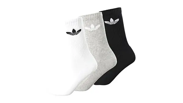 Adidas Trefoil Crew Cushioned Socks - Multicolor
