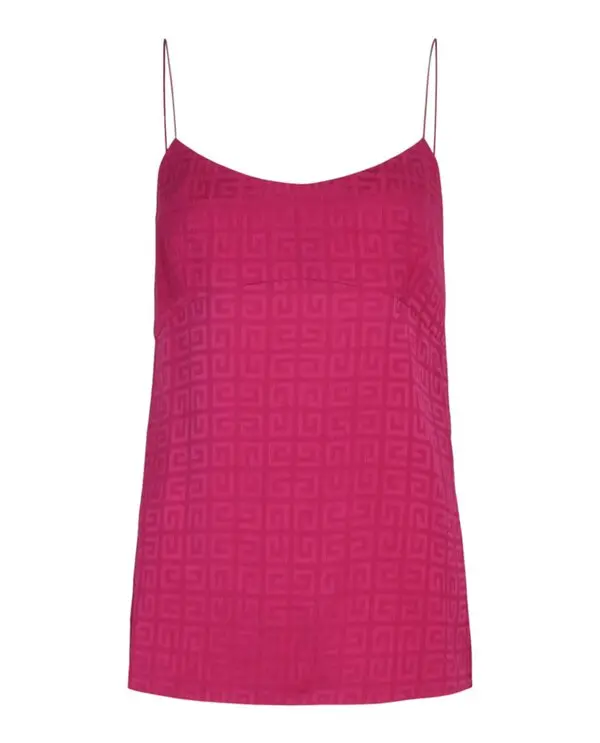 Givenchy 4g Silk Cami - Fuchsia