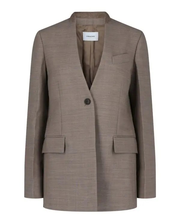 FERRAGAMO Single-breasted Wool Blazer