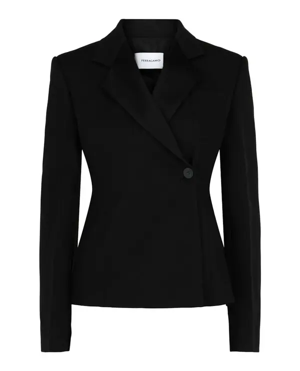 FERRAGAMO Tuxedo Jacket - Black