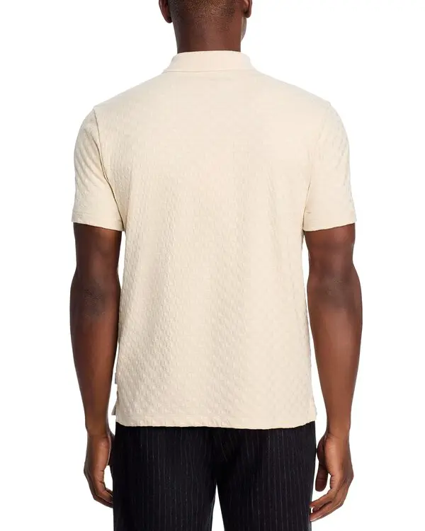 Paul Smith Regular Fit Zip Front Polo Shirt
