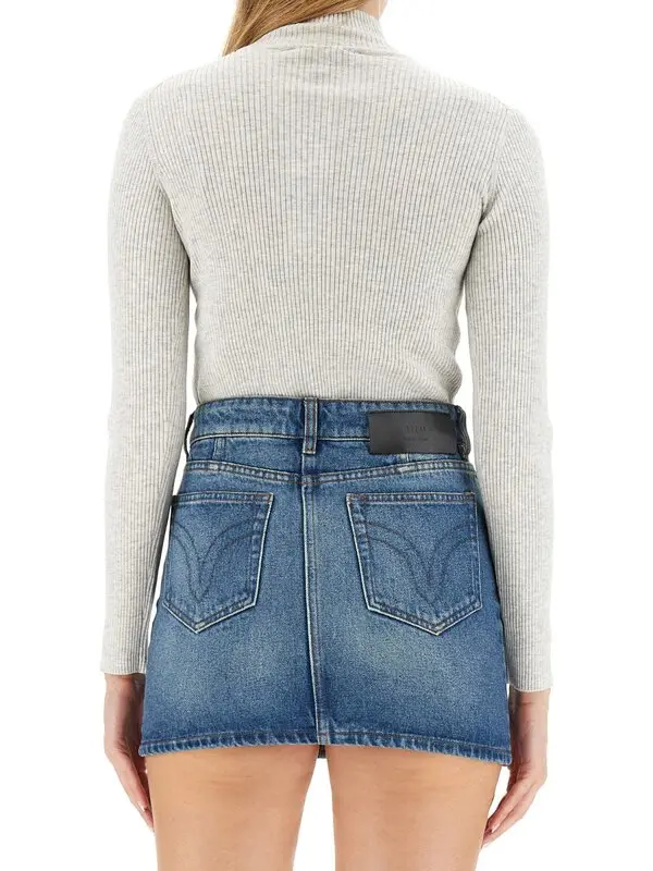 Maison Kitsuné Fox Patch Jersey - Grey