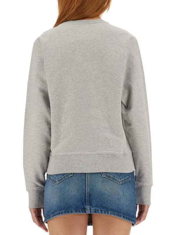 Maison Kitsuné Fox Campus Sweatshirt - Grey