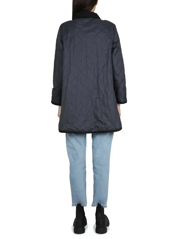 LAVENHAM Quilted Nylon Jacket - Black