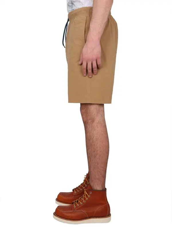 Paul Smith Cotton Shorts - Beige
