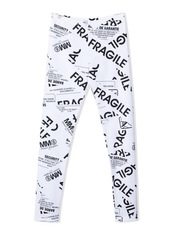 MAISON MARGIELA Printed Trousers - White