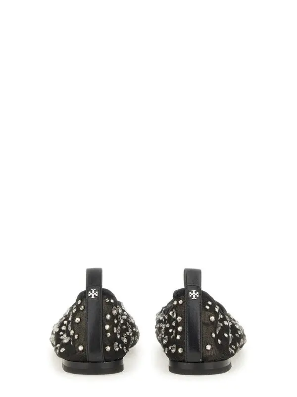 Tory Burch Ballerina With Crystals