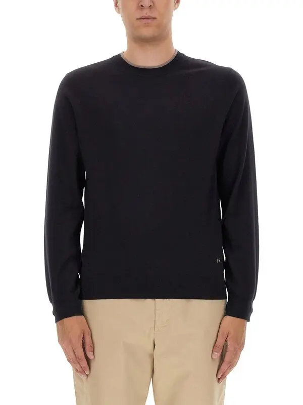 Paul Smith Logo Jersey - Blue