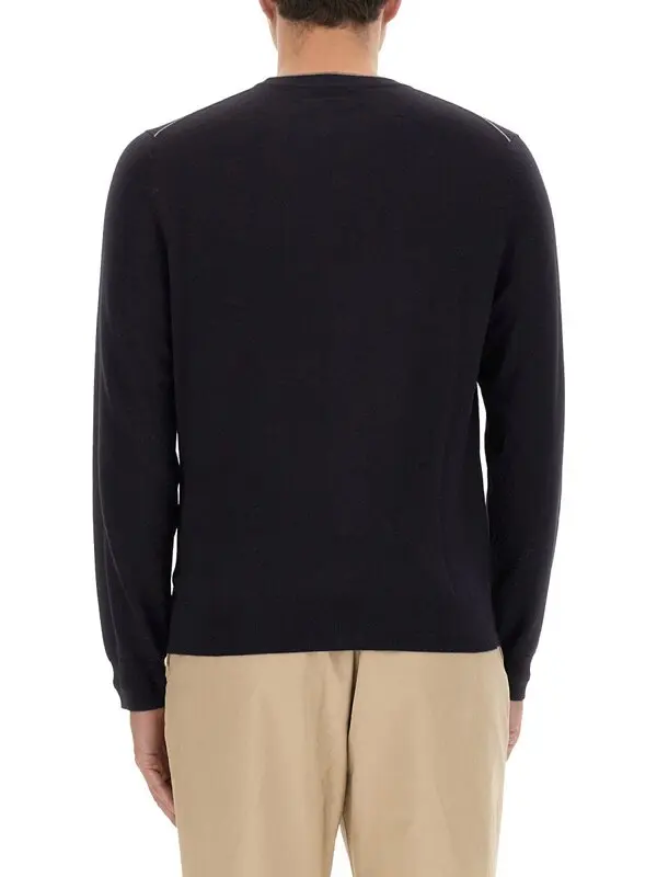 Paul Smith Logo Jersey - Blue