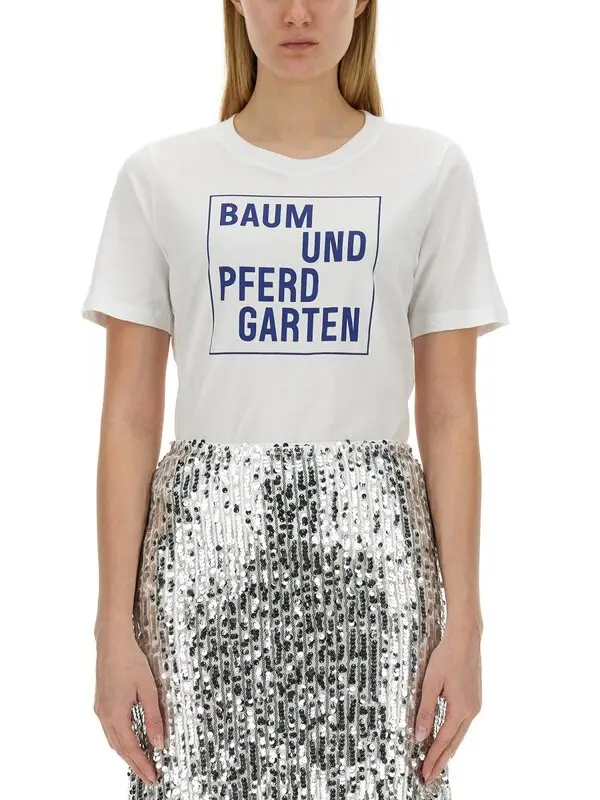 Baum Und Pferdgarten Printed T-shirt
