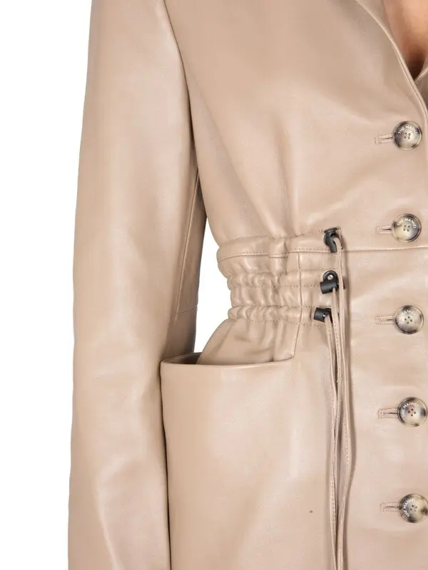 THE MANNEI Irbid Blazer Dress - Beige