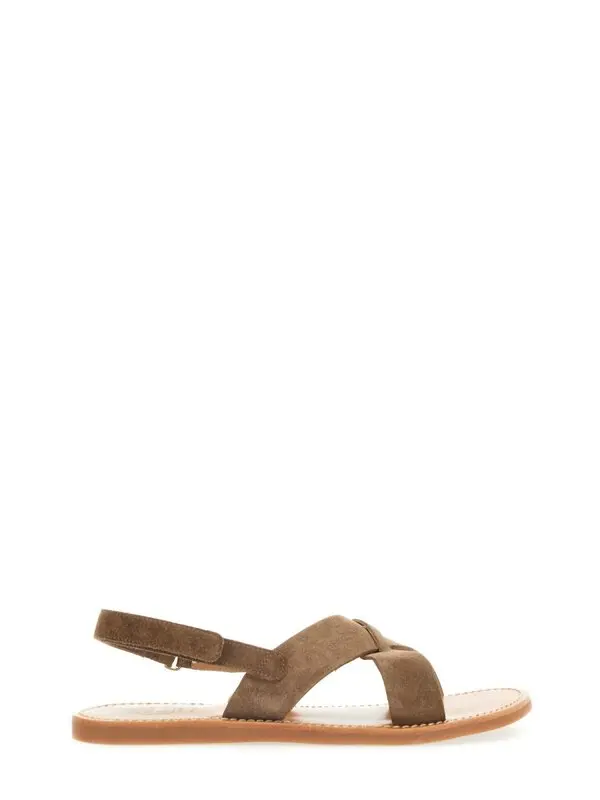 POM D'API Plage Stitch Crossvelours Sandals