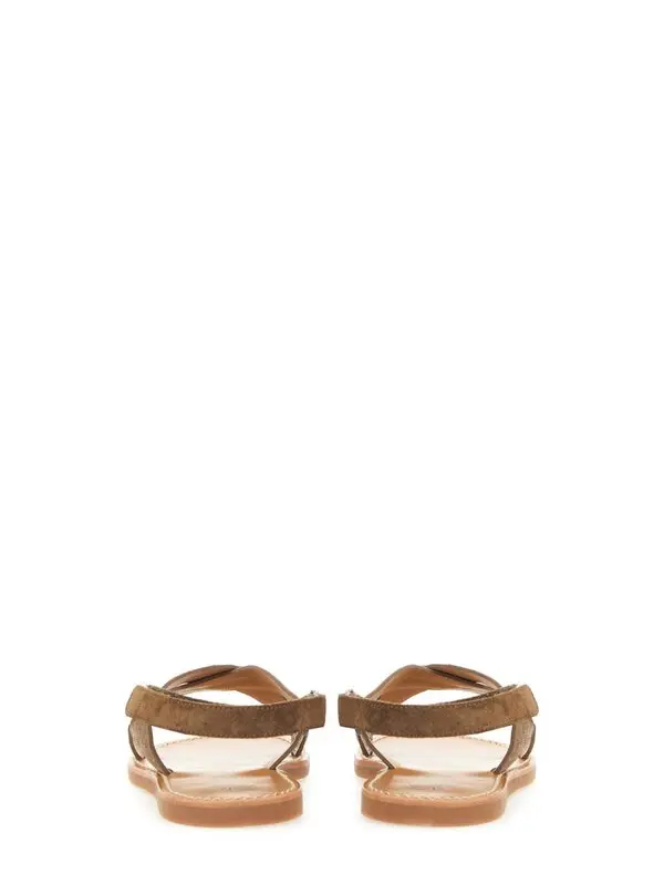 POM D'API Plage Stitch Crossvelours Sandals