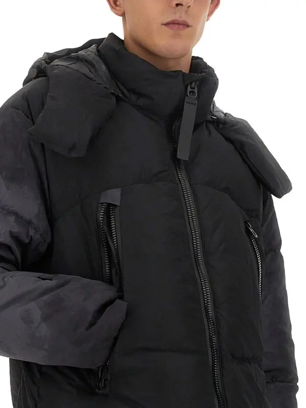JG1 Oversized Zip-up Jacket - Black
