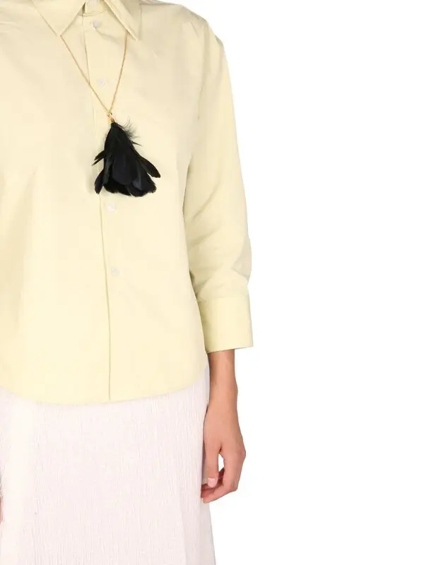 JIL SANDER Boxy Fit Shirt - Green