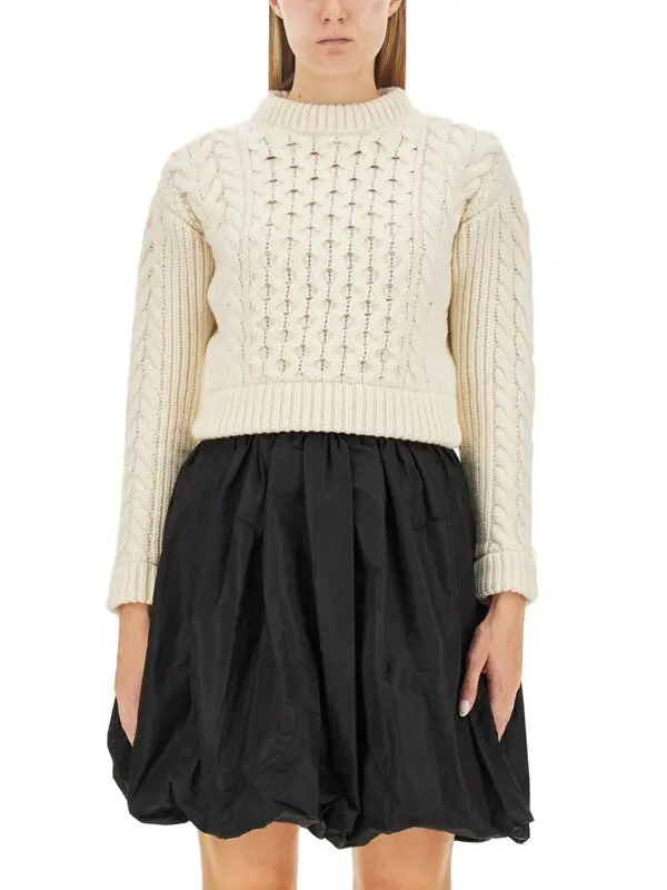 PATOU Woven Sweater - Ivory