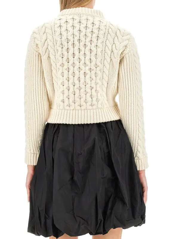 PATOU Woven Sweater - Ivory