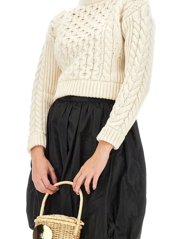 PATOU Woven Sweater - Ivory