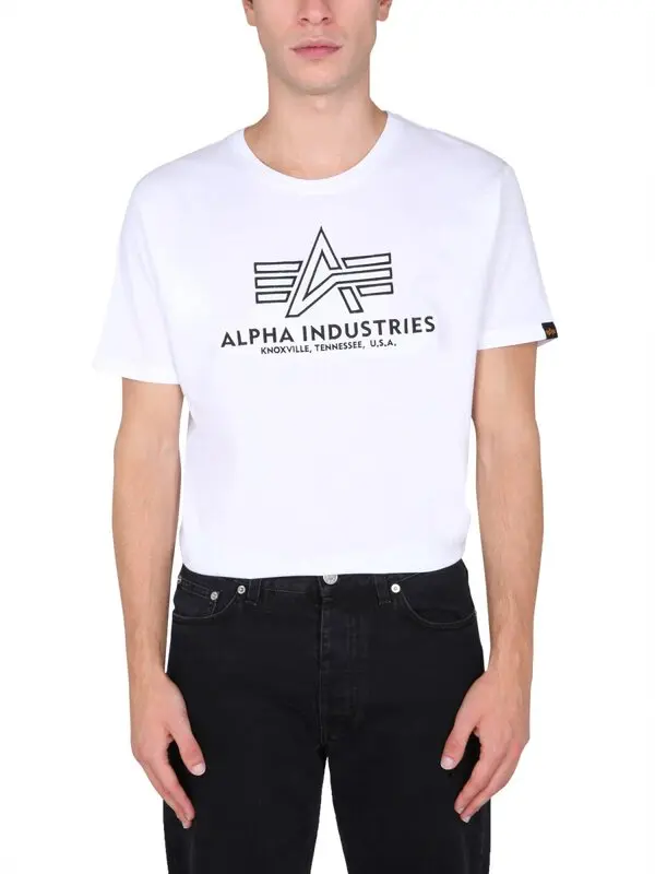 Alpha Industries T Shirt With Embroidered Logo