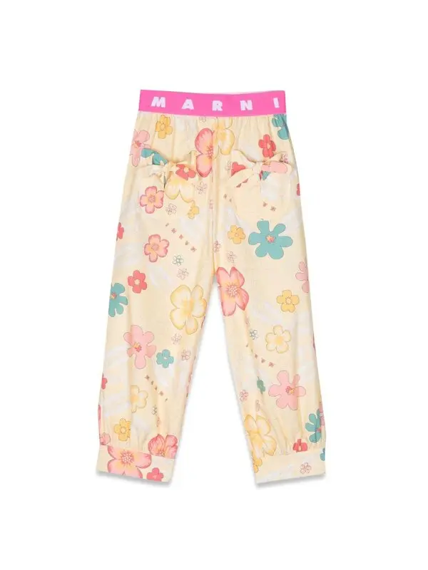 Marni Printed Cotton Pants - Multicolour