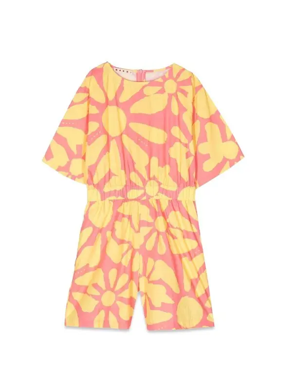 Marni Printed Jumpsuit And Shorts