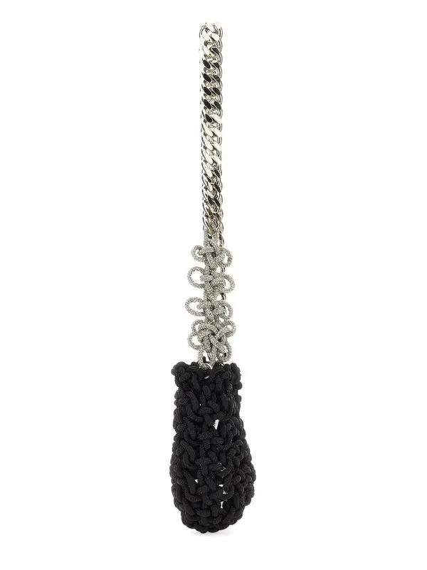 Kara Knot Shoulder Bag - Black