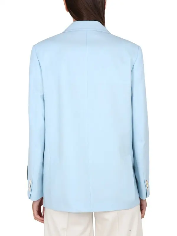 Marni Cool Wool Long Blazer - Azure