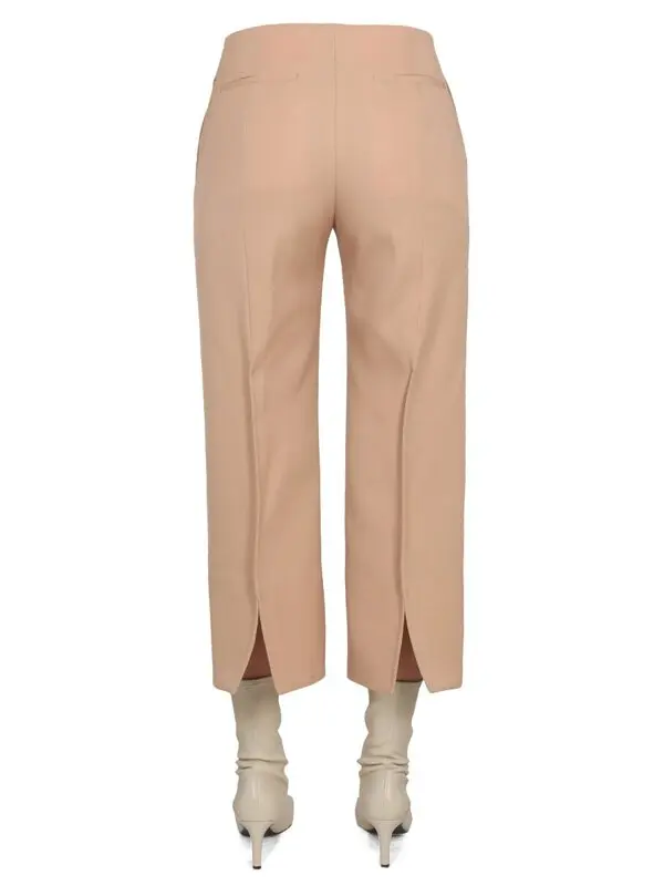 JIL SANDER Wool Pants - Beige