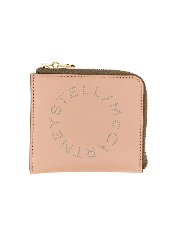 Stella McCartney Zipped Wallet - Powder