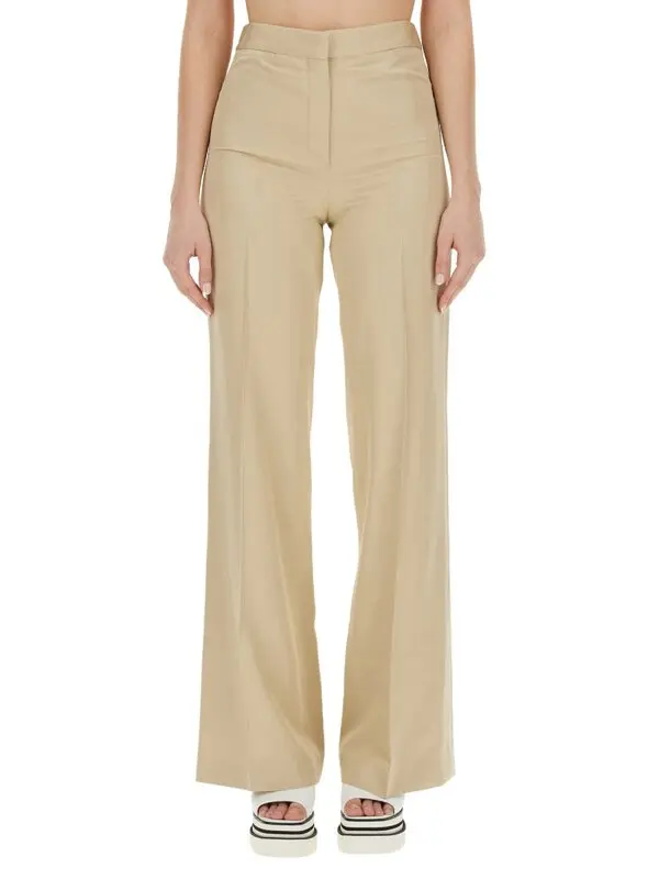 Stella McCartney Flare Fit Trousers - Beige