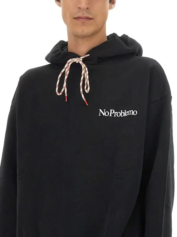 Aries Logo Sweatshirt - Black