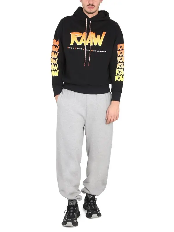 Aries Logo-print Hoodie