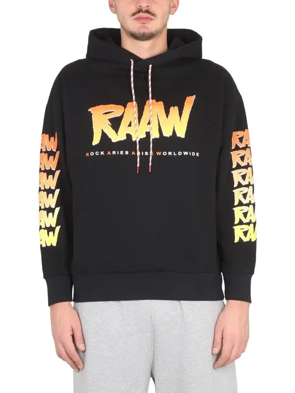 Aries Logo-print Hoodie