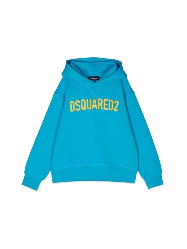 Dsquared2 Hooded Logo Cotton Hoodie