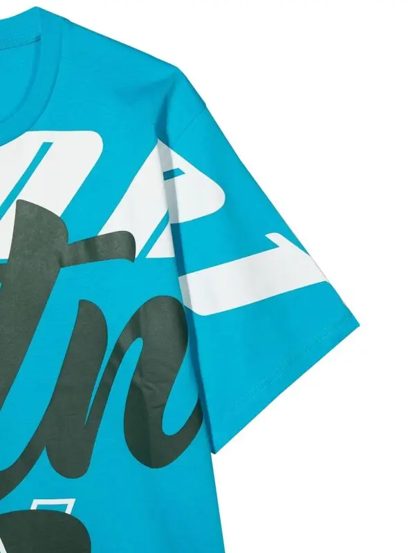 Dsquared2 Allover Writing T-shirt - Azure