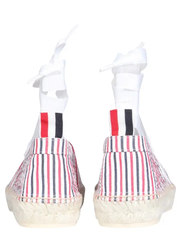 Thom Browne Seersucker Espadrilles - Multicolour