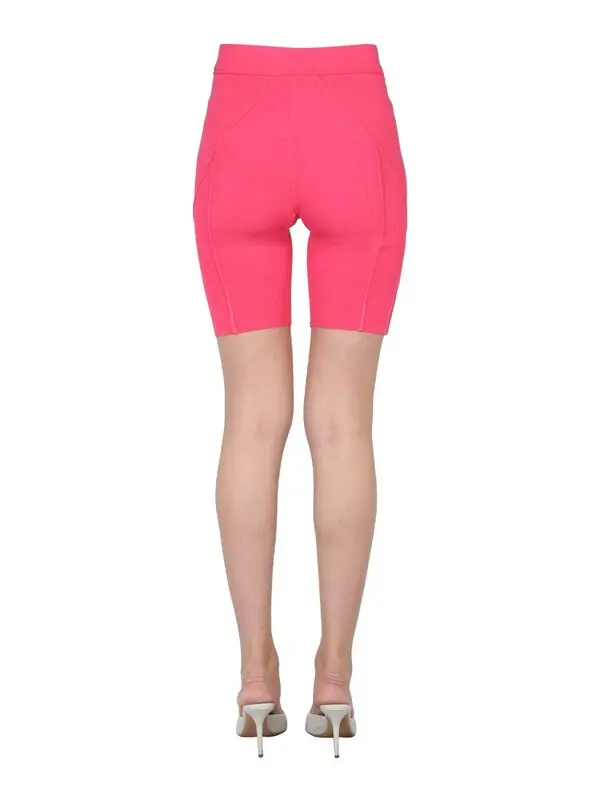 Helmut Lang Cyclist Bermuda Shorts - Fuchsia