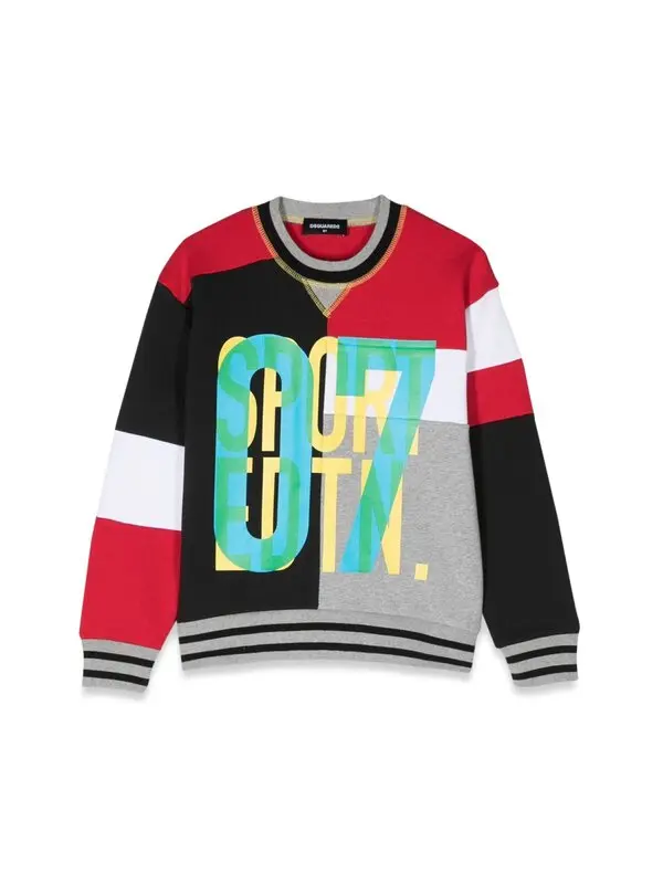 Dsquared2 07 Slouch Fit Crewneck Sweatshirt