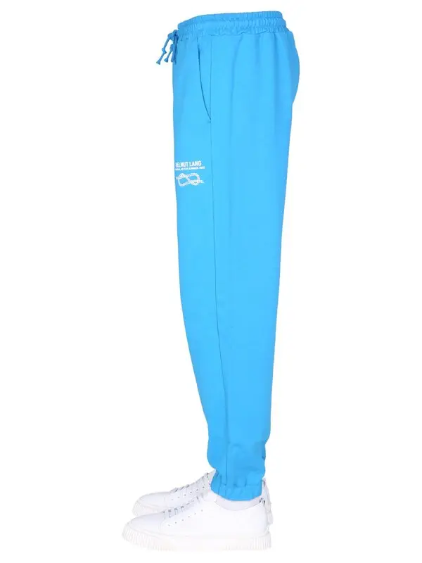 Helmut Lang Knot' Jogging Pants - Azure