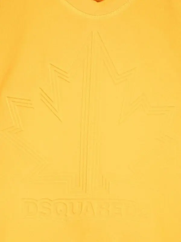 Dsquared2 Slouchy Fit Crewneck Sweatshirt - Yellow
