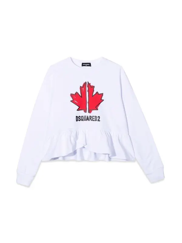 Dsquared2 Cotton Sweatshirt - White