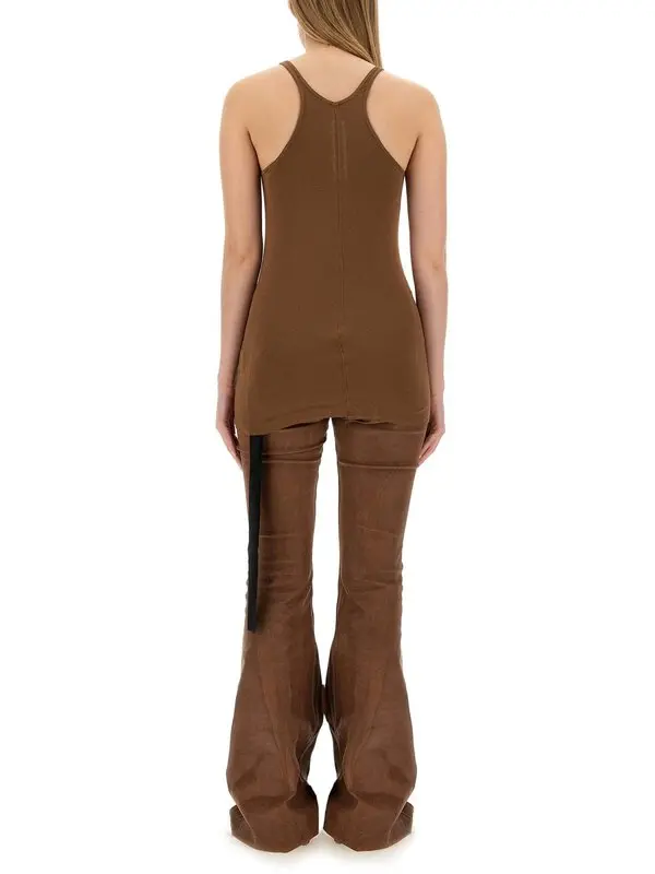 Rick Owens Racer Back Tank - Brown