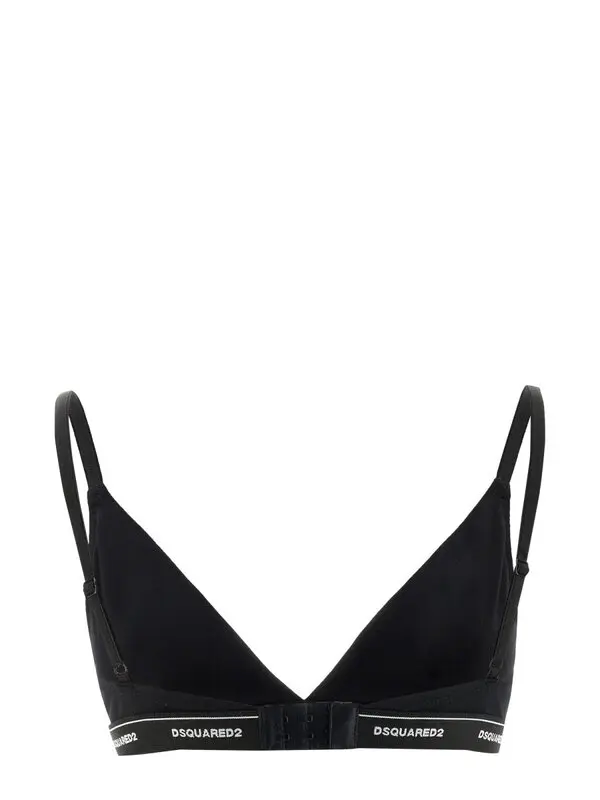 Dsquared2 Bra With Logo - Black
