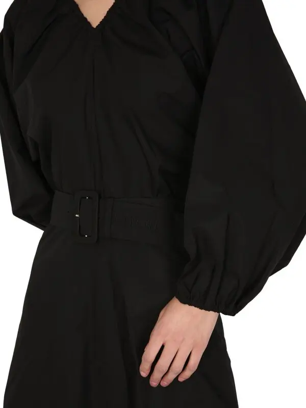 PATOU Balloon Sleeves Dress - Black