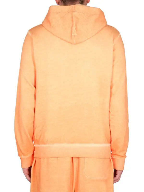 MARCELO BURLON COUNTY OF MILAN Sunset Cross Regular Sweatshirt - Orange