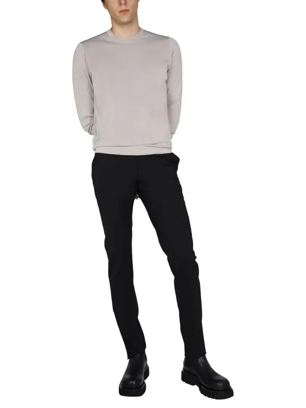 DRUMOHR Cotton Crew Neck Sweater - Dove