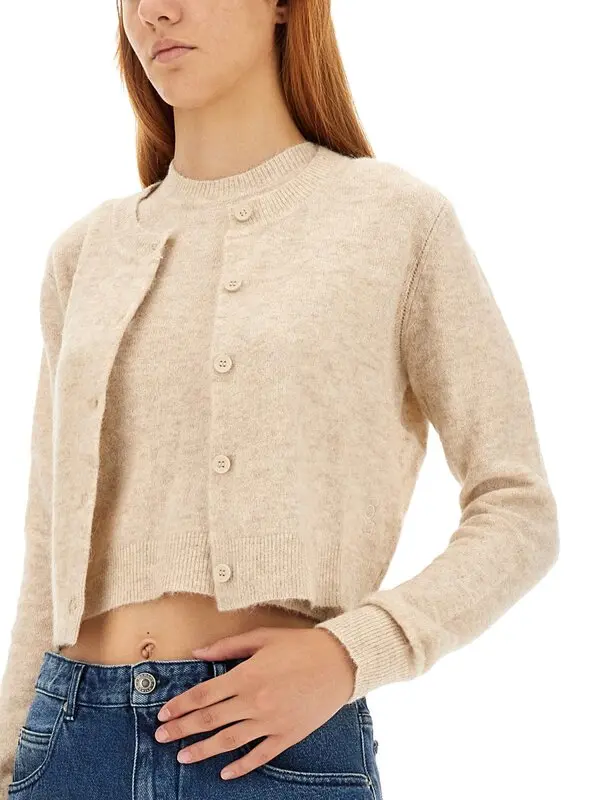 MARANT ETOILE Amenita Cardigan - Beige
