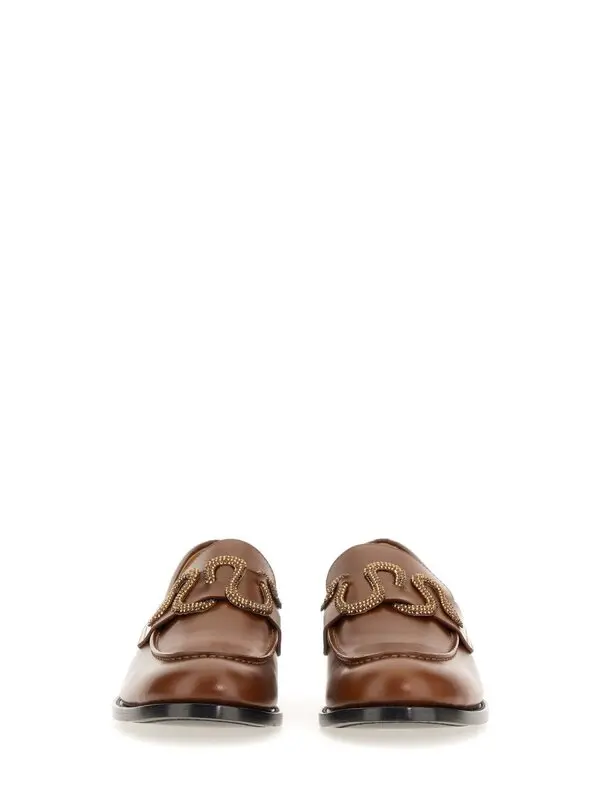 Rene Caovilla Morgana Loafer - Beige
