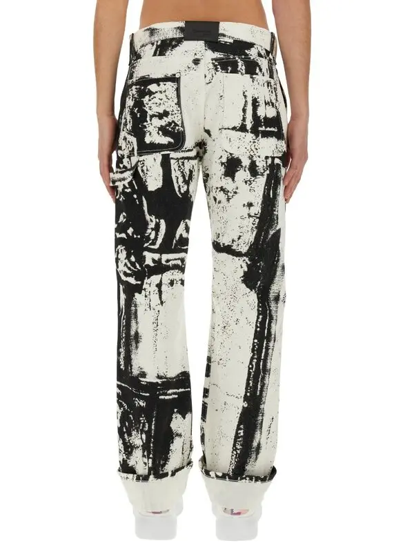Alexander McQueen Workwear Jeans With Print