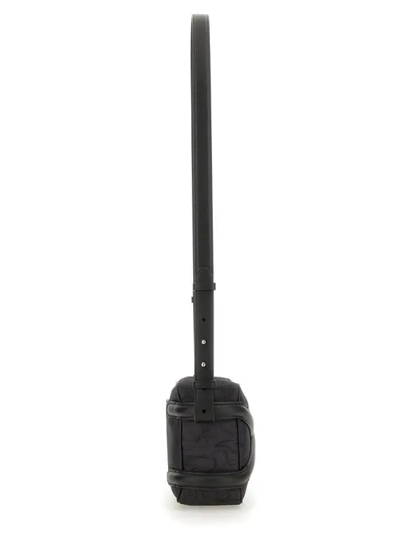 Alexander McQueen Camera Bag With Harness - Black